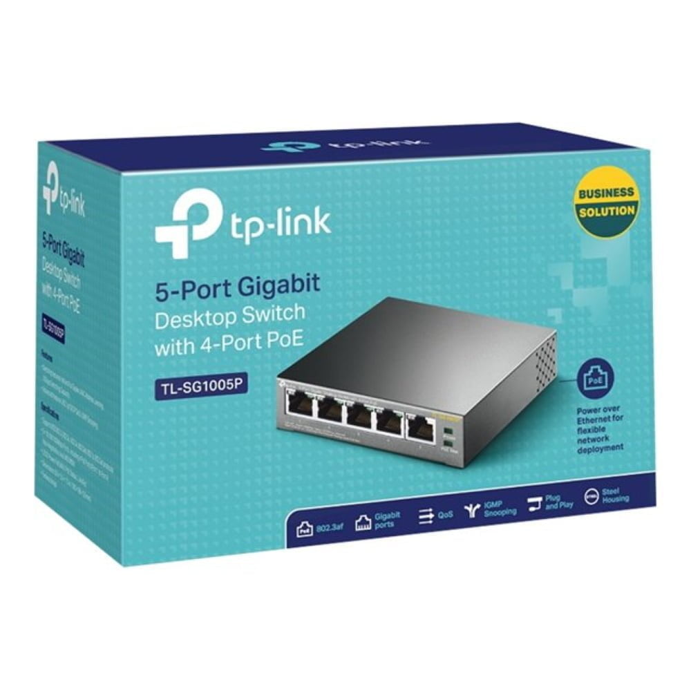 TP LINK TL SG1005P 5 porttinen POE Verkkokytkin Datapalvelu fi TP LINK TL SG1005P 5 porttinen POE Verkkokytkin Datapalvelu fi
